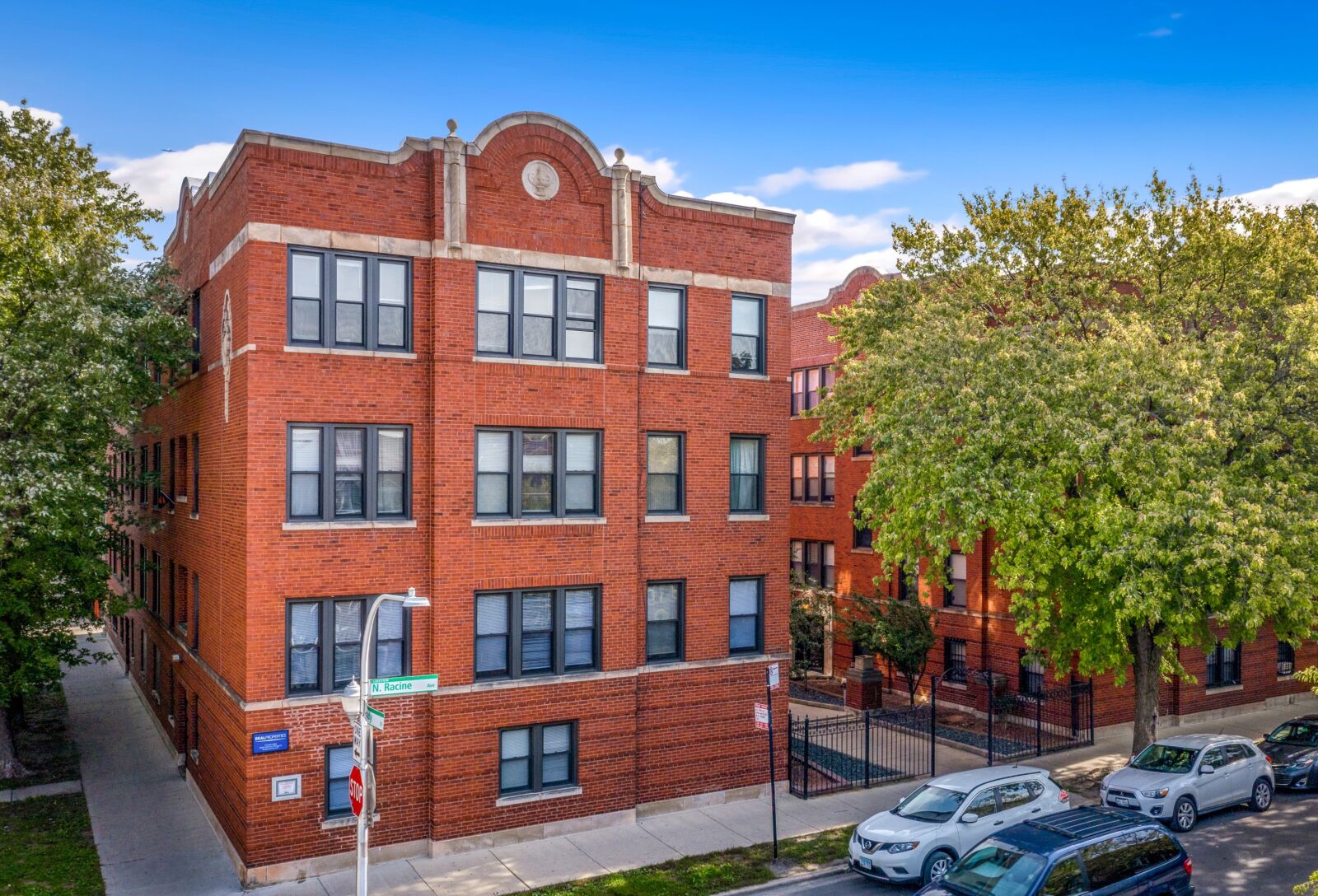 Brick Apartment Building Exterior